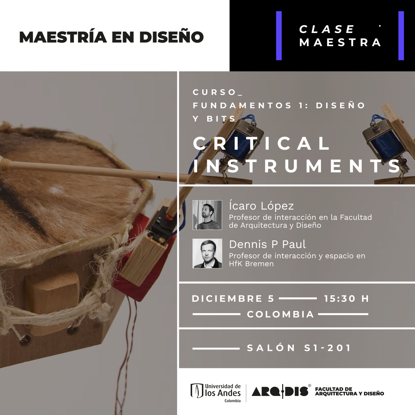 Critical Instruments | Uniandes